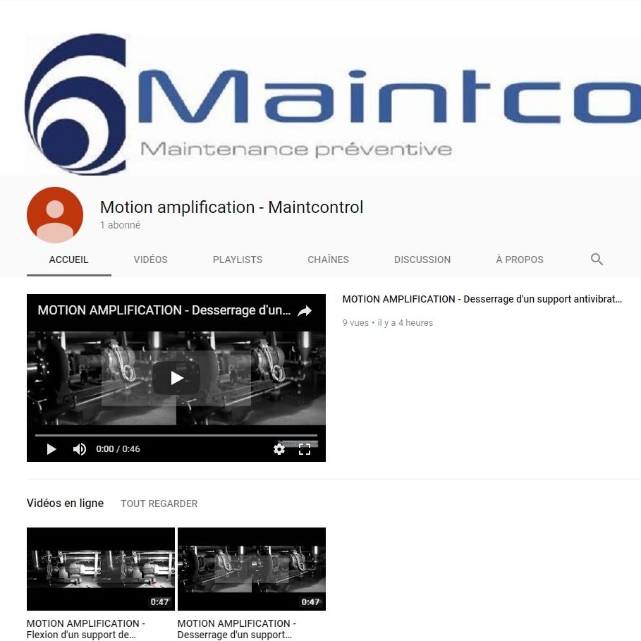 Nouveauté : Chaîne YouTube | Maintcontrol